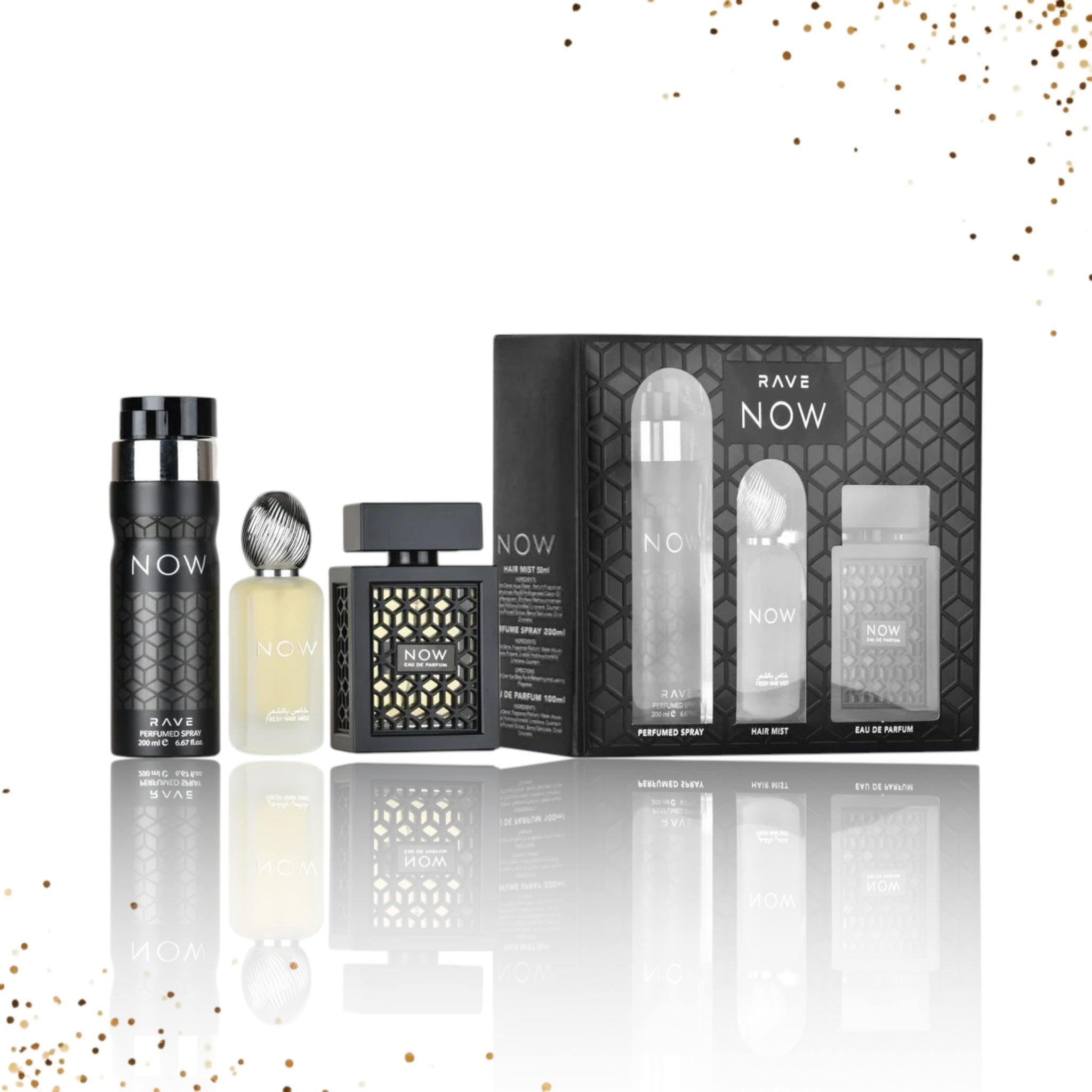 Rave Now Gift Set by Lattafa – SADULUXURY PERFUMES